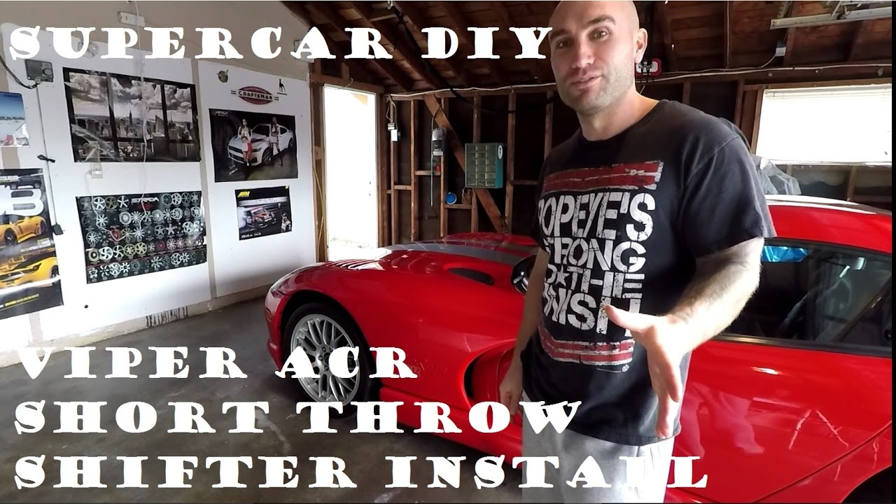 Supercar DIY : How to install a Short Throw Shifter on a Dodge Viper ...