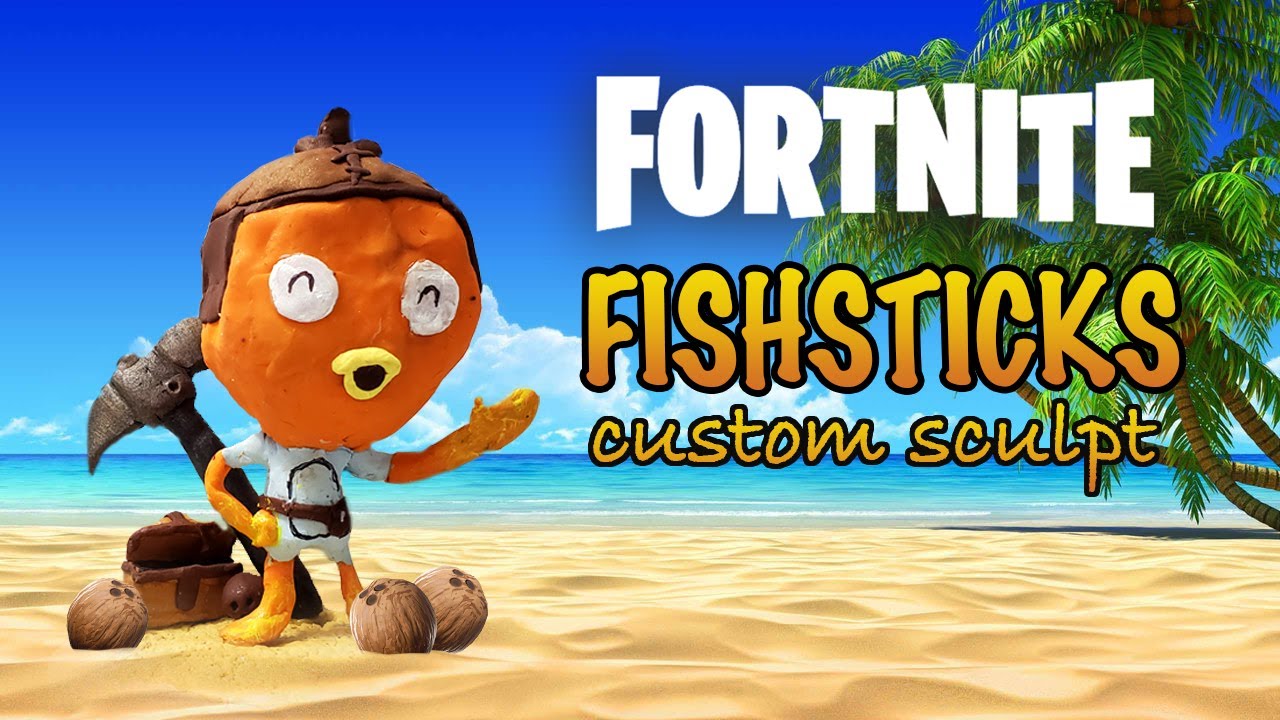 Fortnite Sculpture Fish Sticks Custom Funko Pop - YouTube