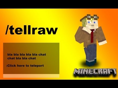 Chat Link Teleport System /tellraw command Minecraft - YouTube