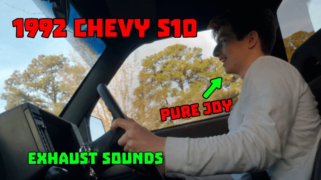 Driving my Restored Stick Shift Chevy S10 at 16! Learning Manual - YouTube