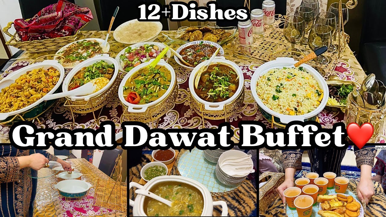 Grand Dawat Vlog ️Dawat Preparation for Dubai Friends 🤗Complete Dawat ...