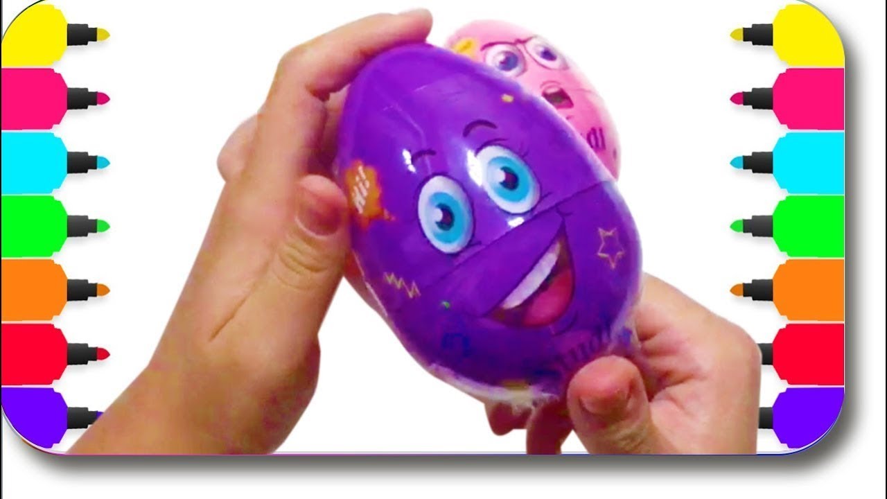Toys Surprise Eggs | Open Surprise Eggs with inside Playdoh - YouTube