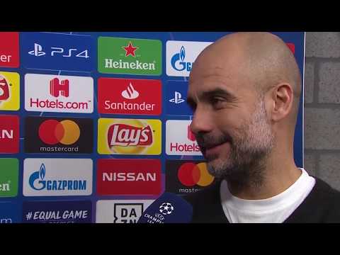 Pep Guardiola im DAZN Interview nach Schalke vs Manchester City