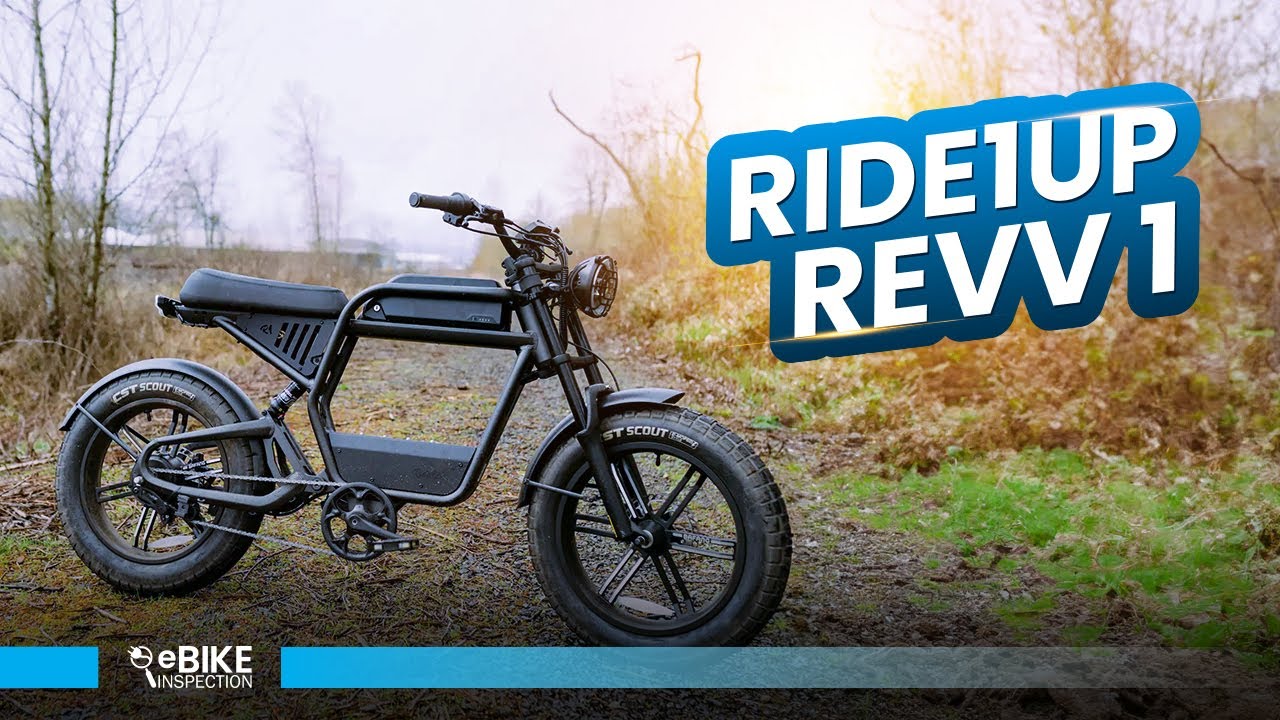 Ride1UP Revv 1 Moped Style Electric Bike | As Fast As It Looks - YouTube