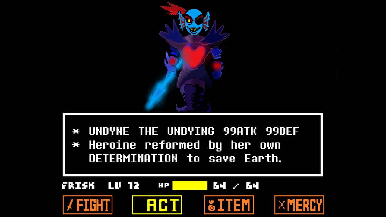 Undyne the Undying FIGHT 'My BEST Try to NO HEAL!!!' - [By CW-U-Inaba ...