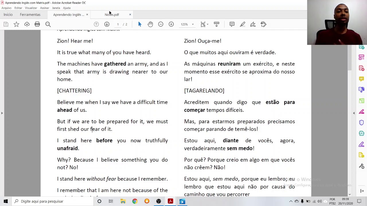 Aprenda Inglês com Matrix - YouTube