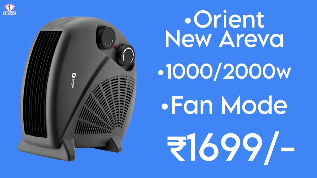 Orient New Areva Heater | Fan heater | What's In the box - YouTube