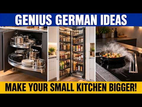 12 GENIUS German Hardware Secrets That Solve Every Small Kitchen Problem