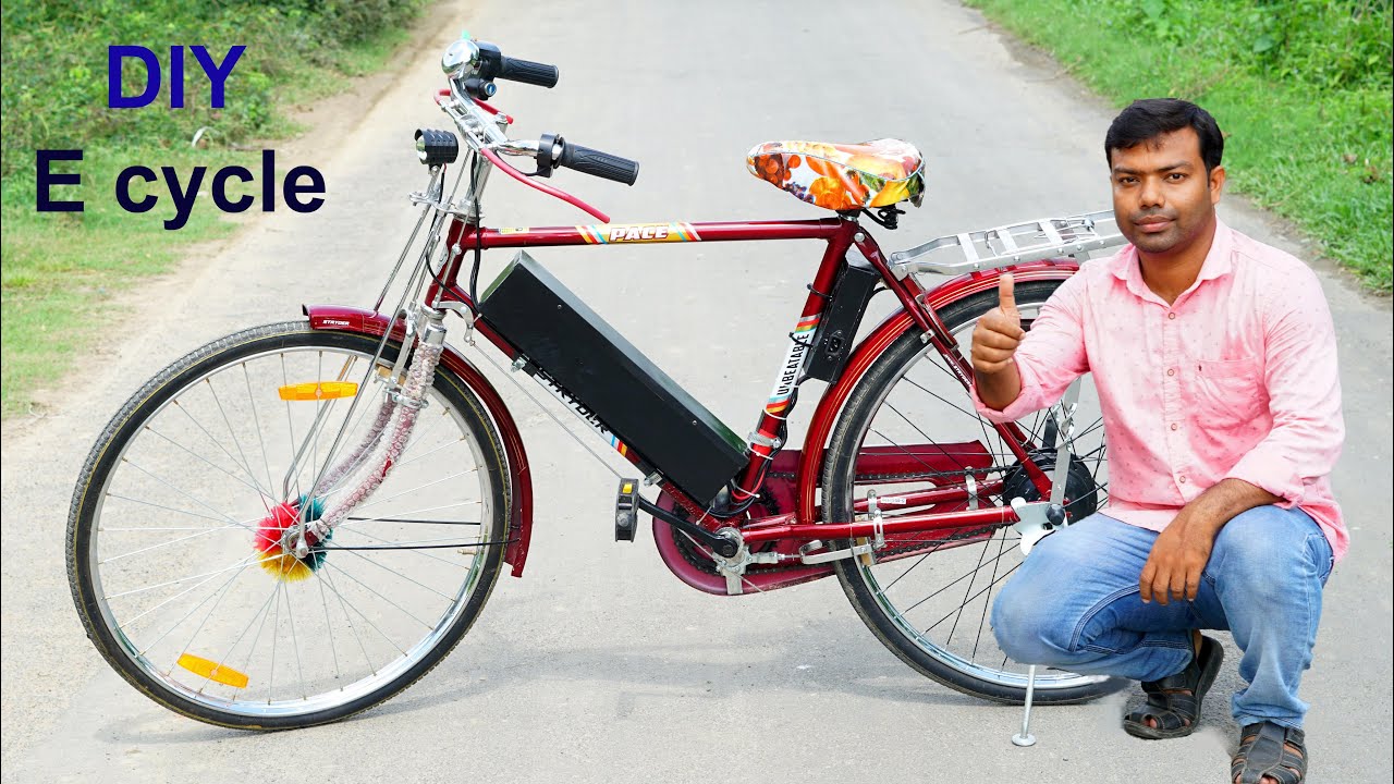 DIY Electric Bike with E-Bike Conversion Kit /বাড়িতে ইলেকট্রিক সাইকেল কিভাবে তৈরি করবেন I - YouTube