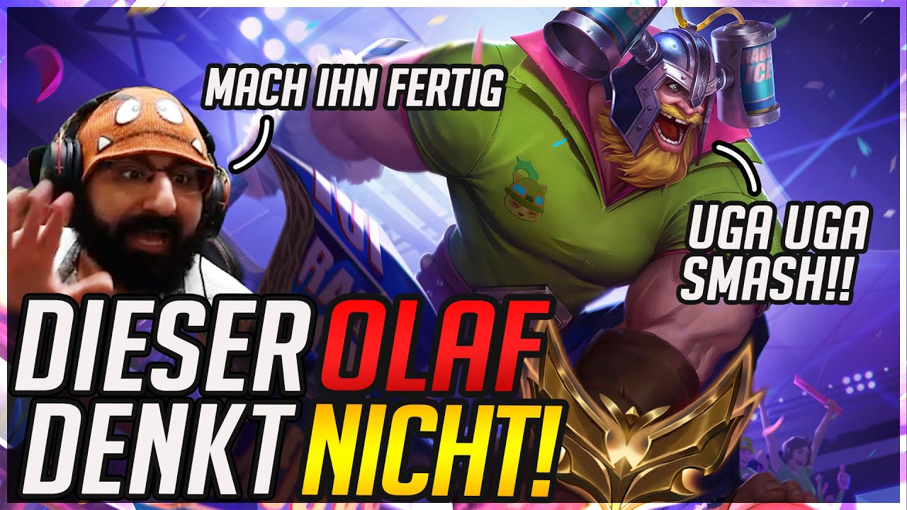 MEIN RAGE BÄNDIGT DIESEN OLAF! Gold Top Coaching [League of Legends ...