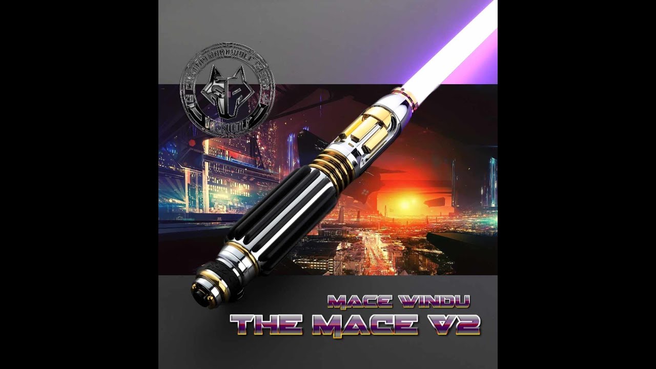 Darkwolfsabers - The Mace v2 Lightsaber (Master Mace Windu) - YouTube