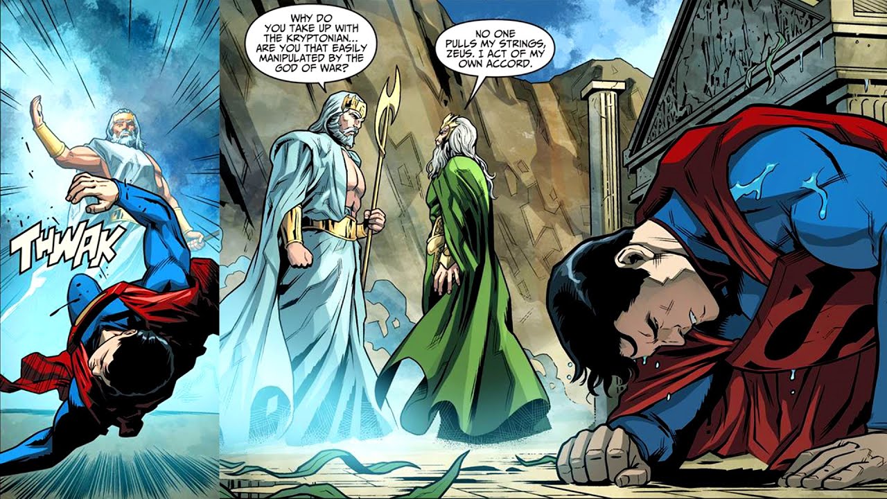 How Zeus Humbles Injustice Superman 😳 Injustice: Gods Among Us - YouTube