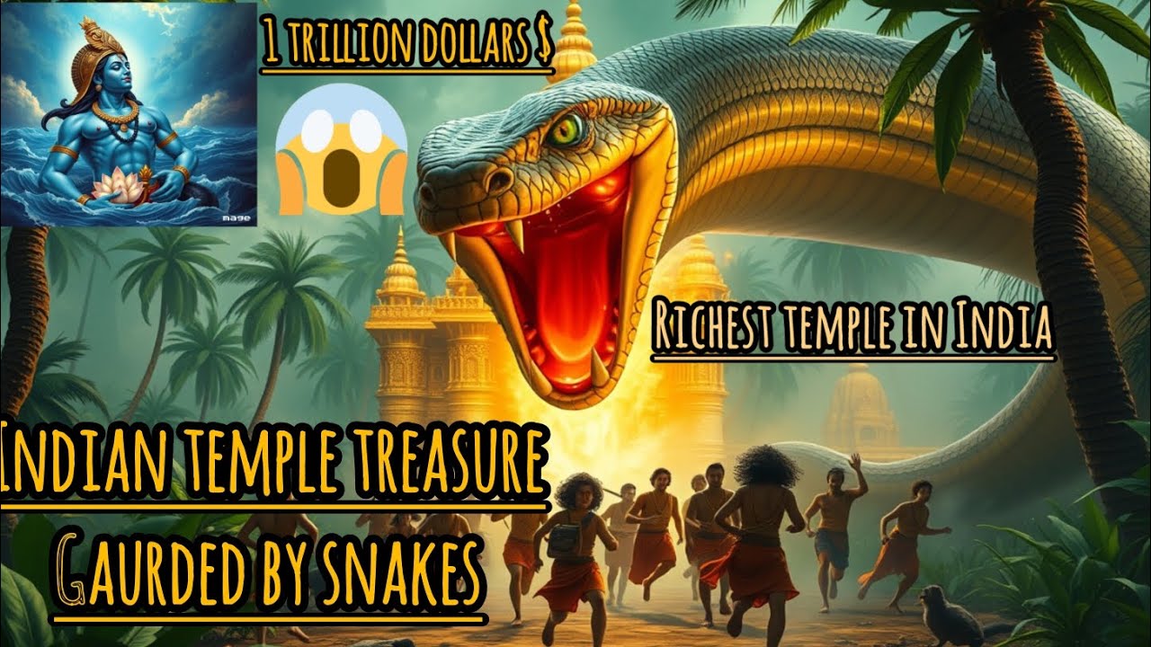 $Trillion Temple treasure guarded by snakes #padmanabhaswamytemple # ...