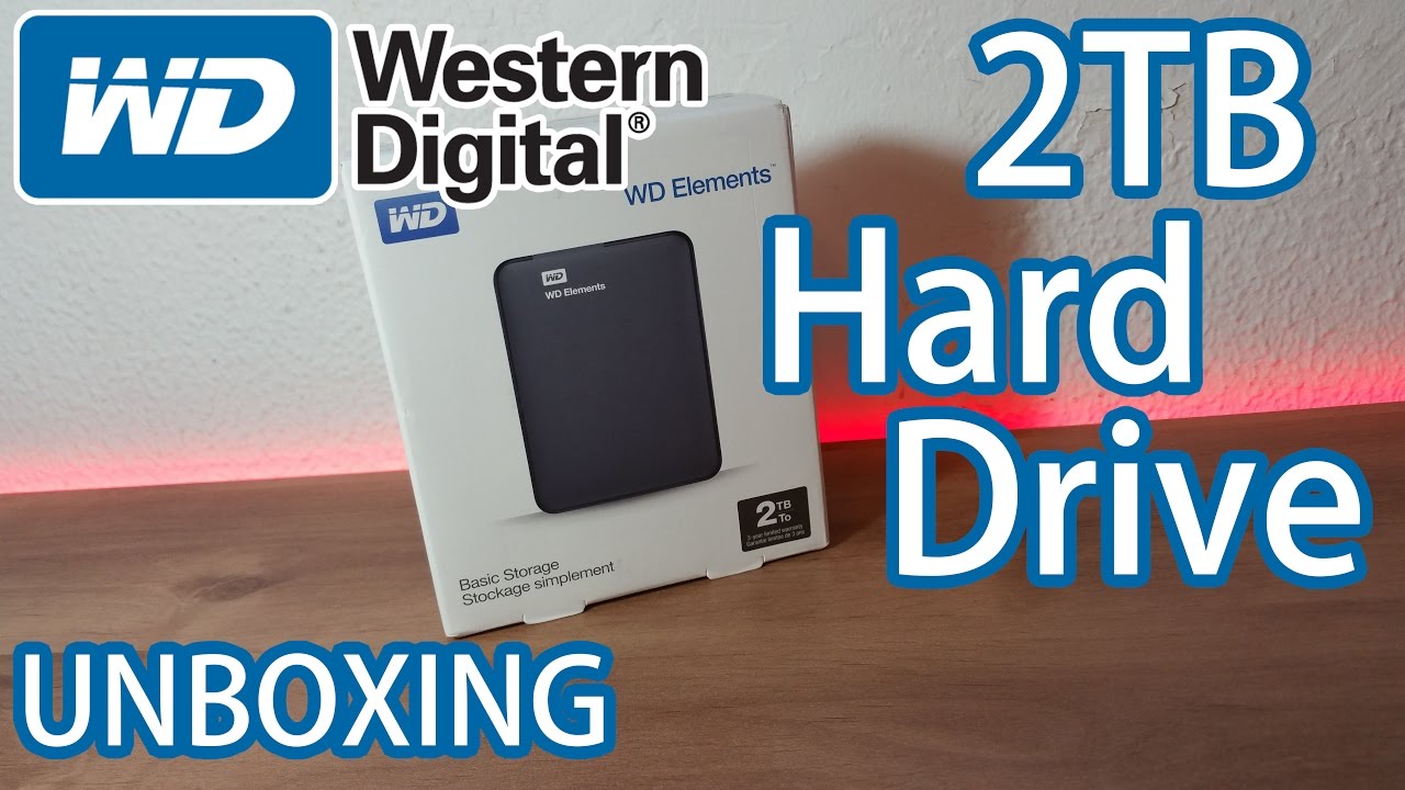 Western Digital 2TB Hard Drive Unboxing - YouTube