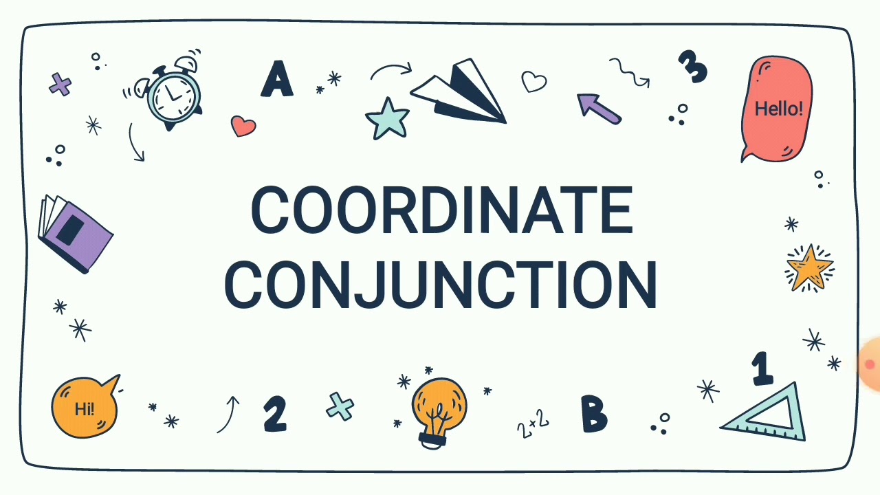 COORDINATE CONJUNCTION - YouTube