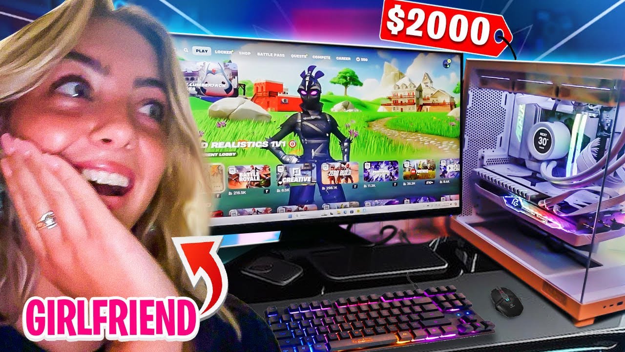 I Built My Girlfriend's DREAM Gaming PC! - YouTube