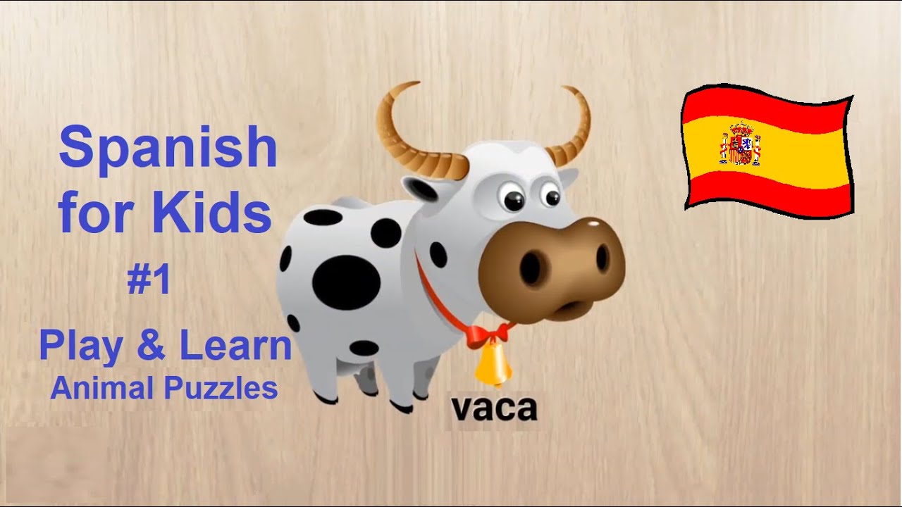 Learn Spanish for Beginners and Solve Fun Animal Puzzles #1. Solve ...