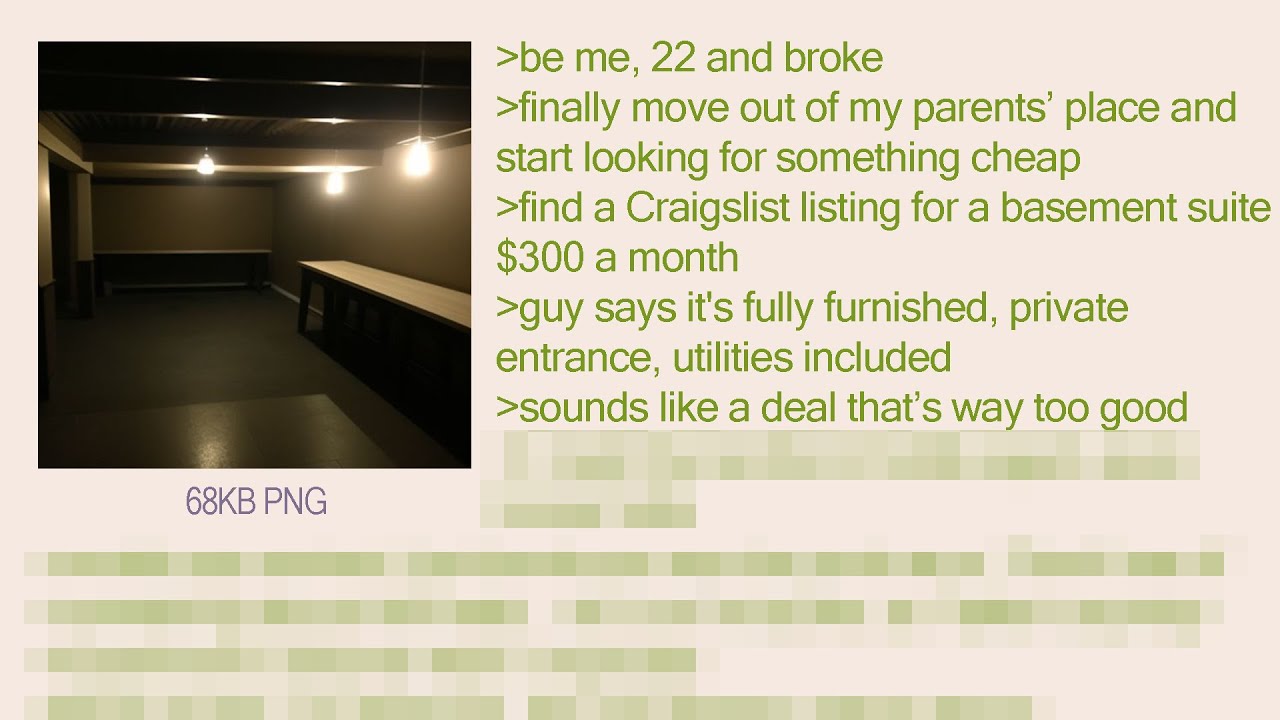 Anon Rents a Cheap Room That Was Too Quiet | 4Chan Greentext Stories ...