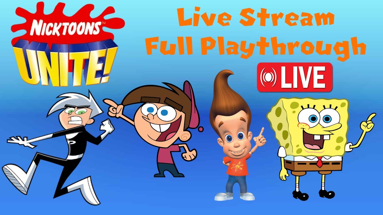 Nicktoons Unite! - 100% Full Playthrough - Four Crossover Heroes One ...