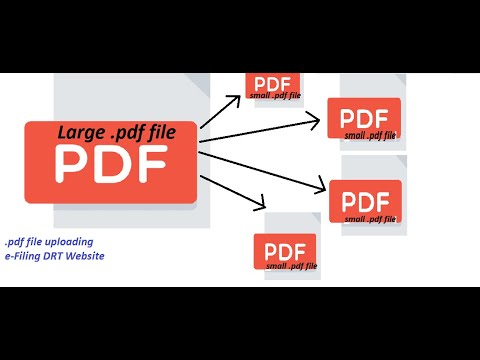 How to upload pdf files through e-Filing on DRT Website - YouTube