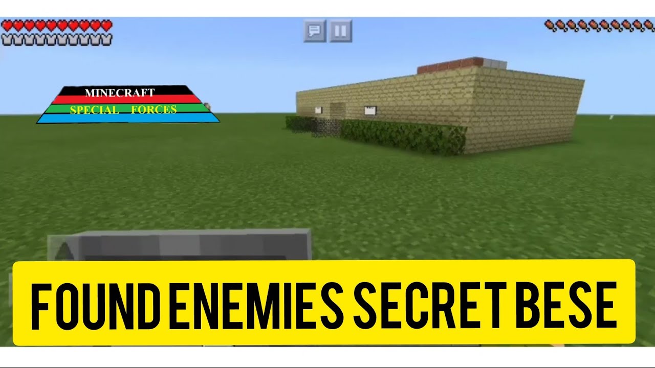 Found enemies secret base|Minecraft special forces - YouTube