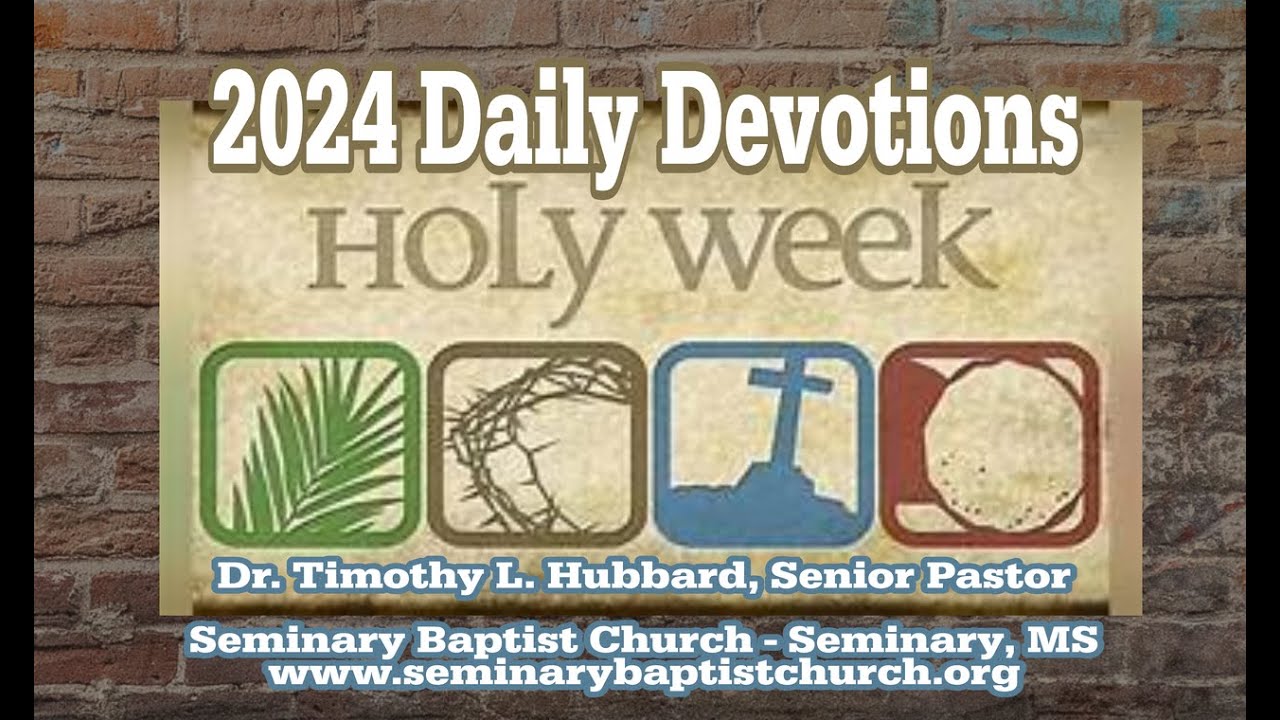 Holy Week 2024 Day 1 - YouTube