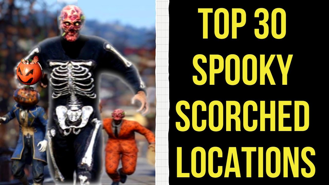 30 BEST Spooky Scorched Locations | Fallout 76 - YouTube