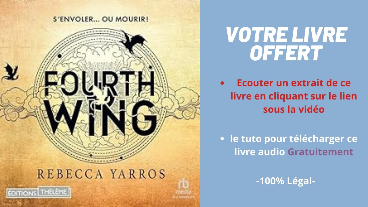 Fourth Wing Rebecca Yarros Livre Audio - YouTube