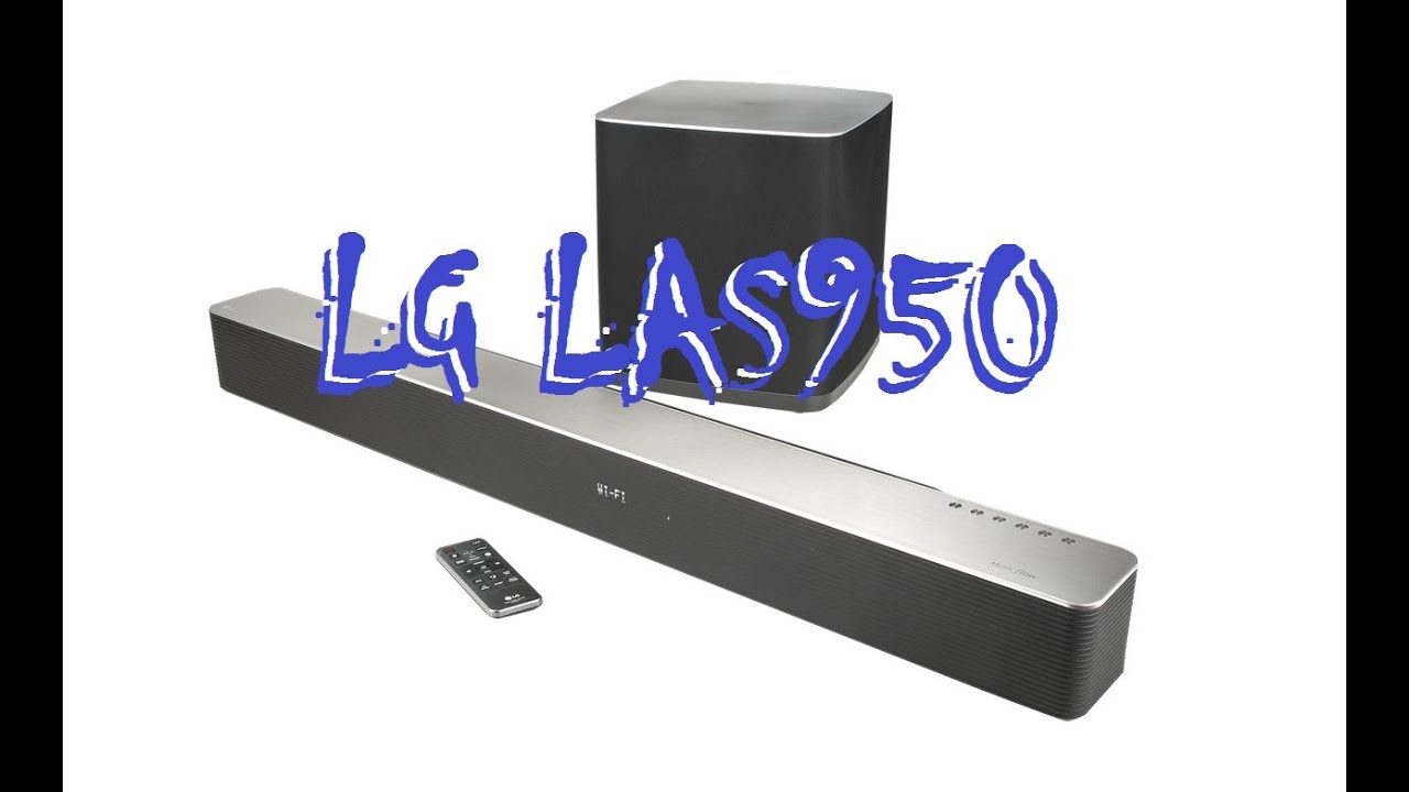 LG LAS950 - Test in 4k - YouTube