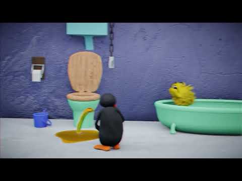 pingu pees on the floor