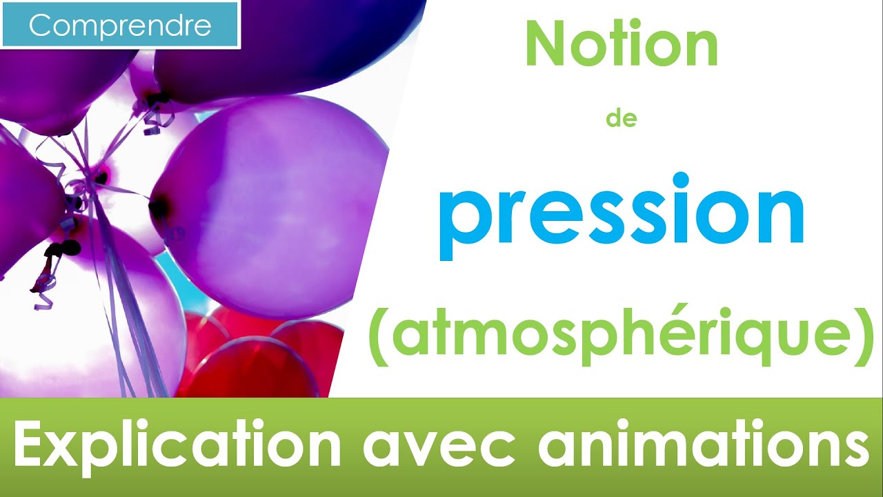 notion de pression en 3' 🚀 : mécanique collège et lycée (niveau 4ème et ...