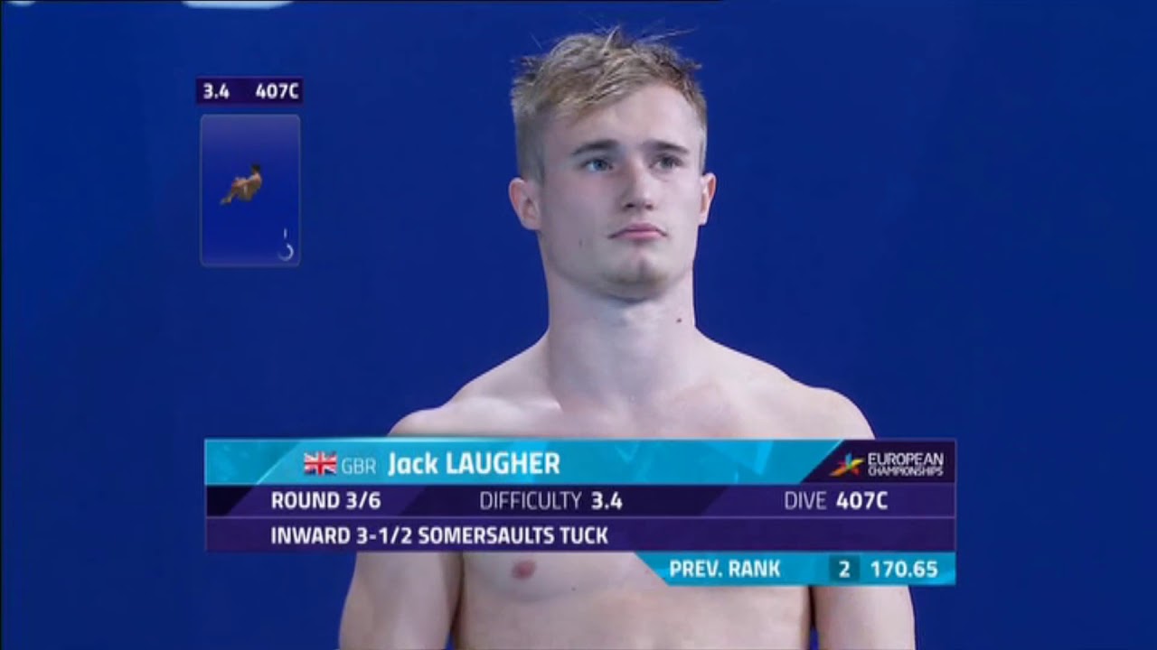 3m SPRINGBOARD MENS- Final - Dive 3 - Last four divers - European ...