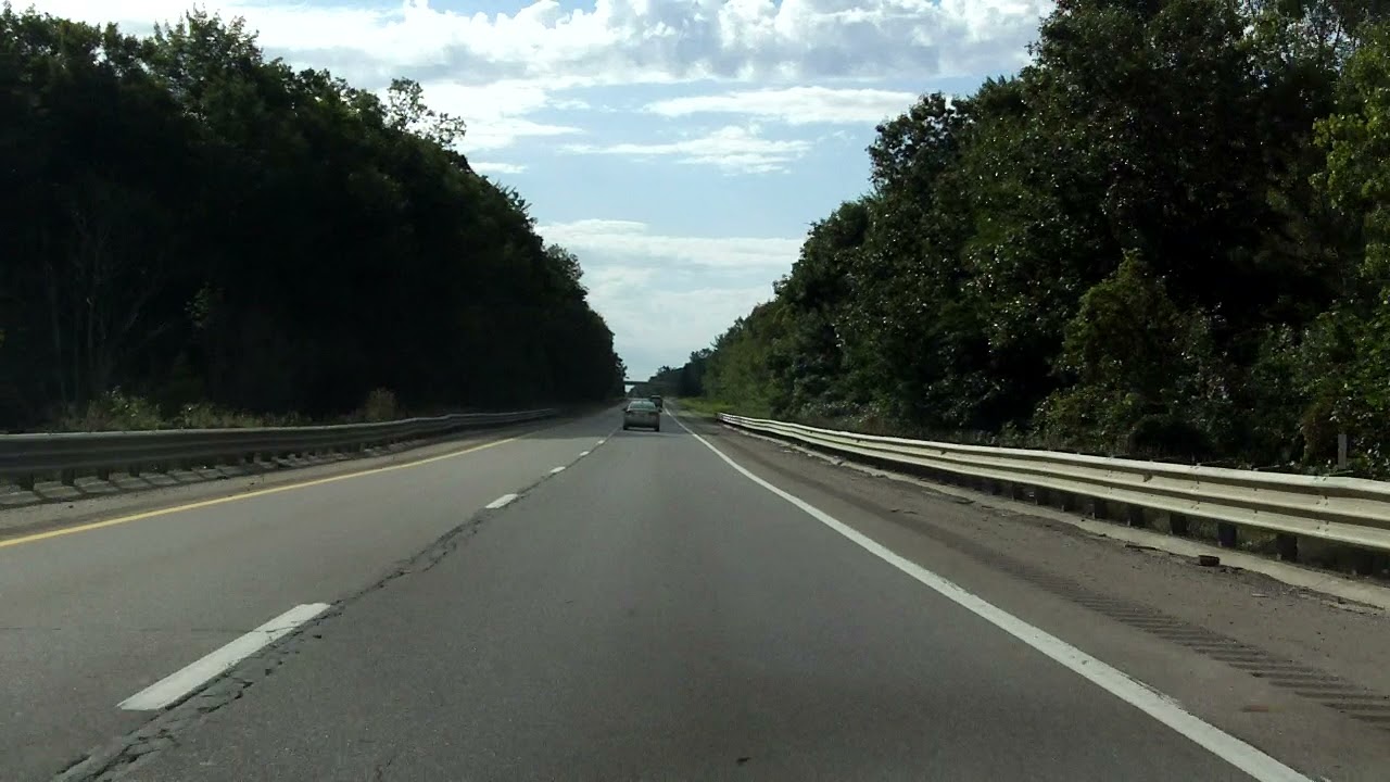 Interstate 96 (Exits 1 to 9) eastbound - YouTube