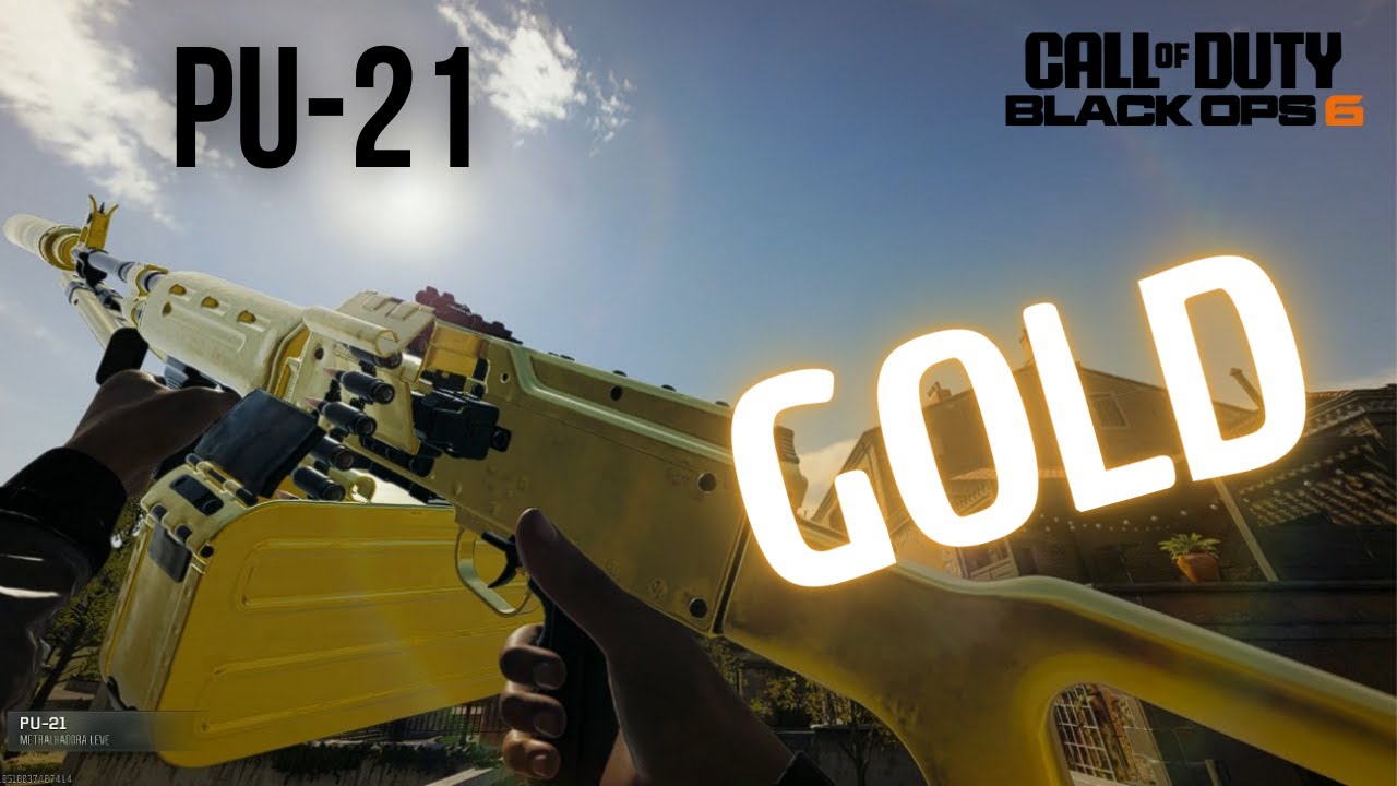 PU-21 CAMUFLAGEM OURO! - COD Black Ops 6 - YouTube