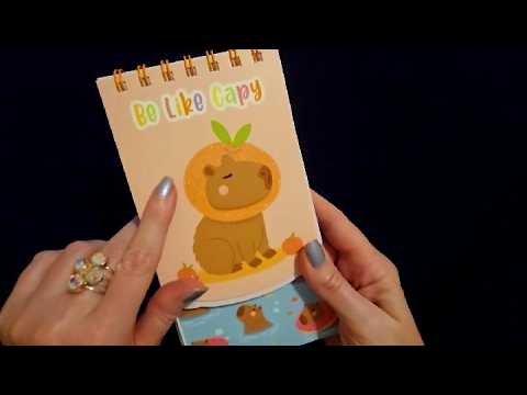 ASMR | Tapping on Cute School Supplies (Whisper)