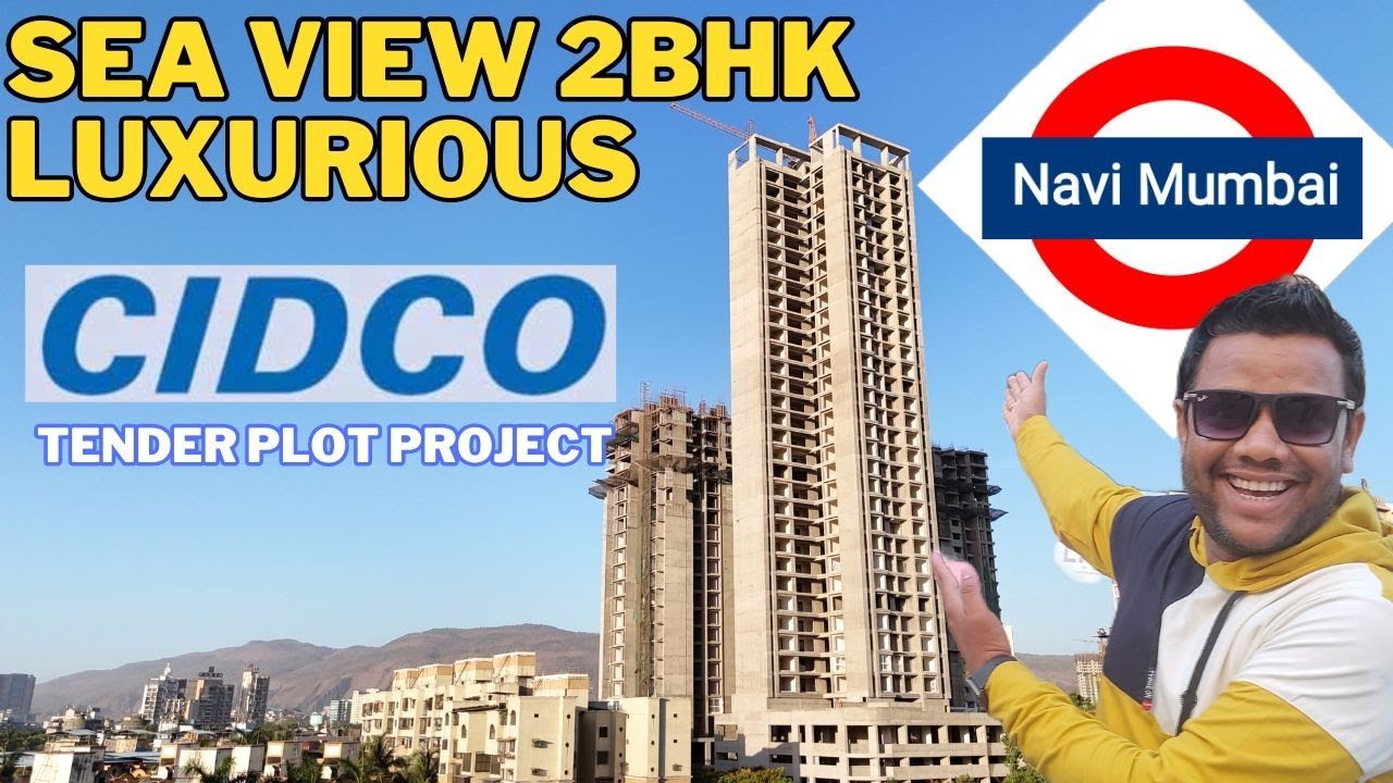 Navi Mumbai sea facing 2bhk cidco tender plot project - YouTube
