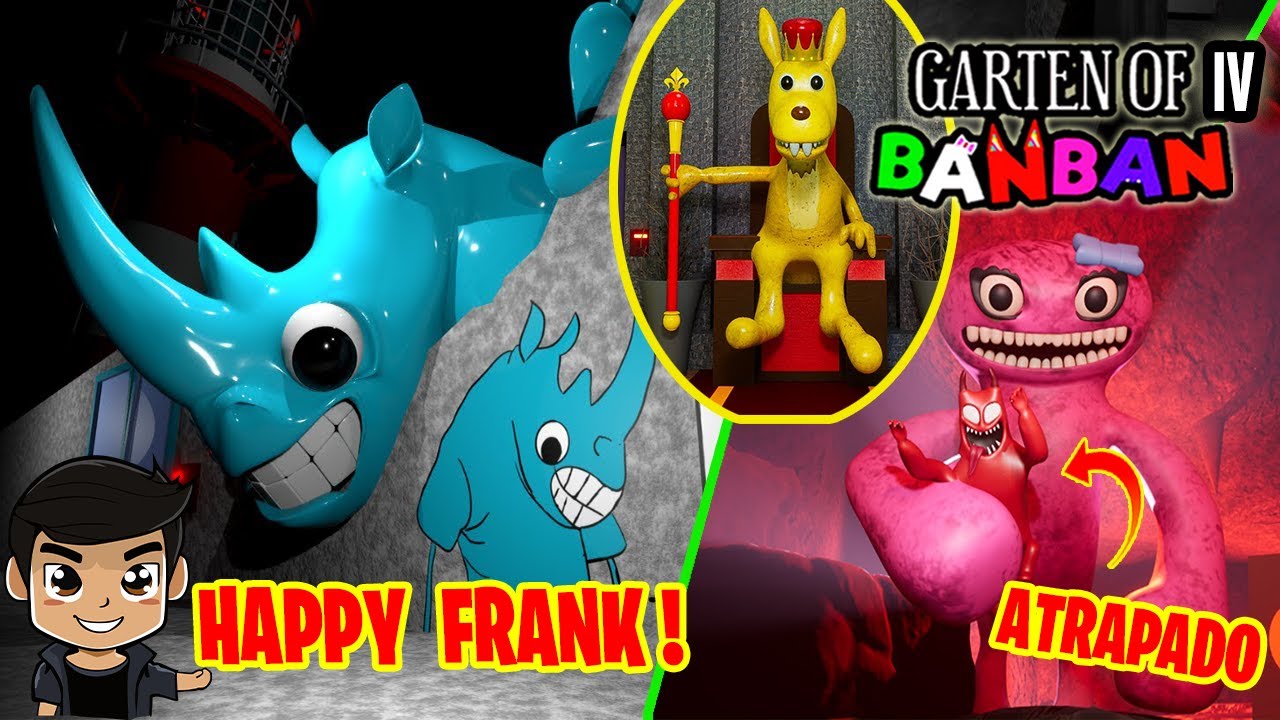 NUEVO PERSONAJE HAPPY FRANK !! SOMOS CAPTURADOS POR JESTERINA | GARTEN ...