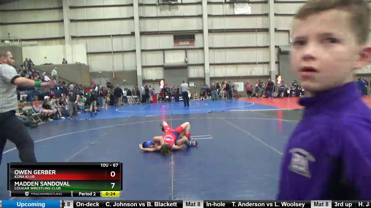 10U 67 Owen Gerber Kuna Klub Vs Madden Sandoval Cougar Wrestling Club ...