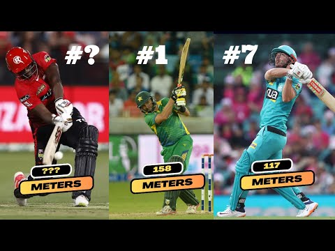 top 25 longest sixes in cricket history | Best sixes to watch