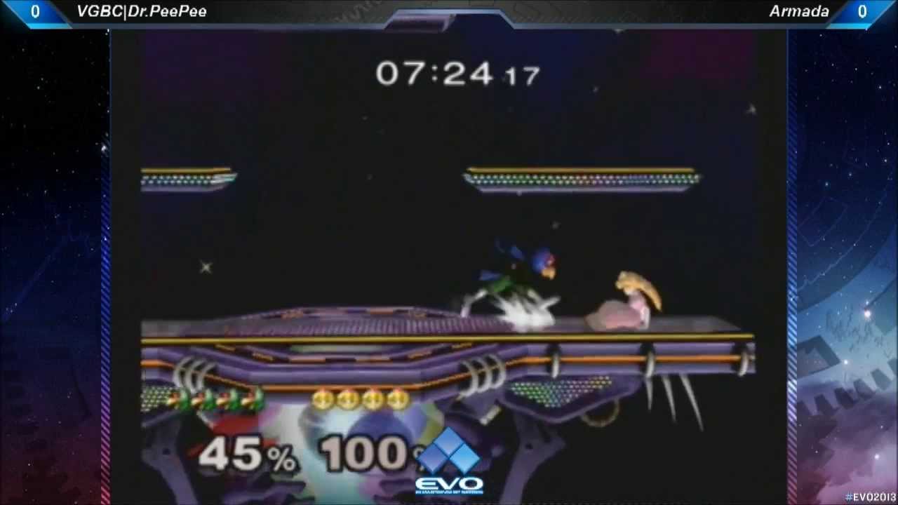 EVO 2013 Super Smash Bros. Melee QF - Dr.PeePee vs Armada - YouTube