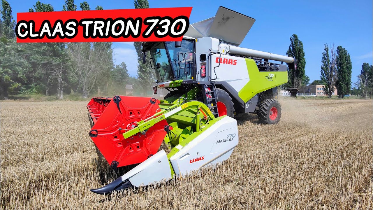 Жнива 2023🔥 Комбайн CLAAS TRION 730 на збиранні пшениці круче LEXION😳 ...