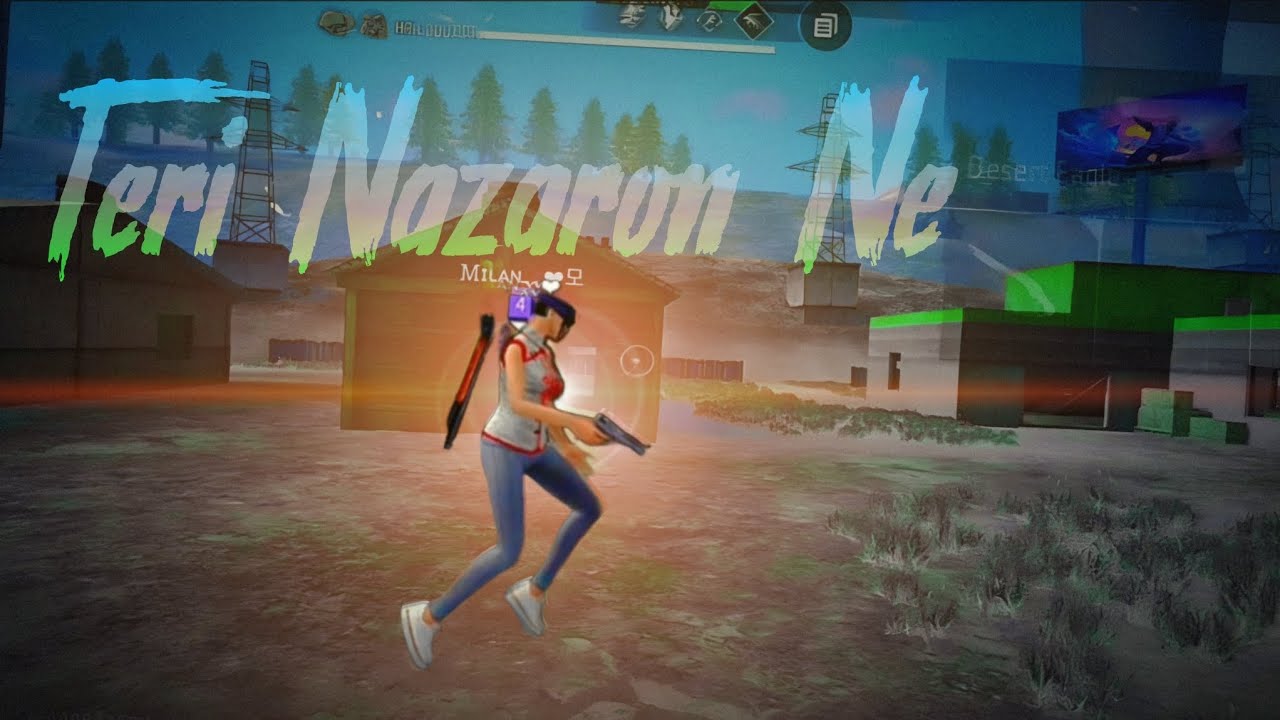 Teri Nazaron Ne Song🥰 Free Fire video// Free Fire status // Free Fire ...