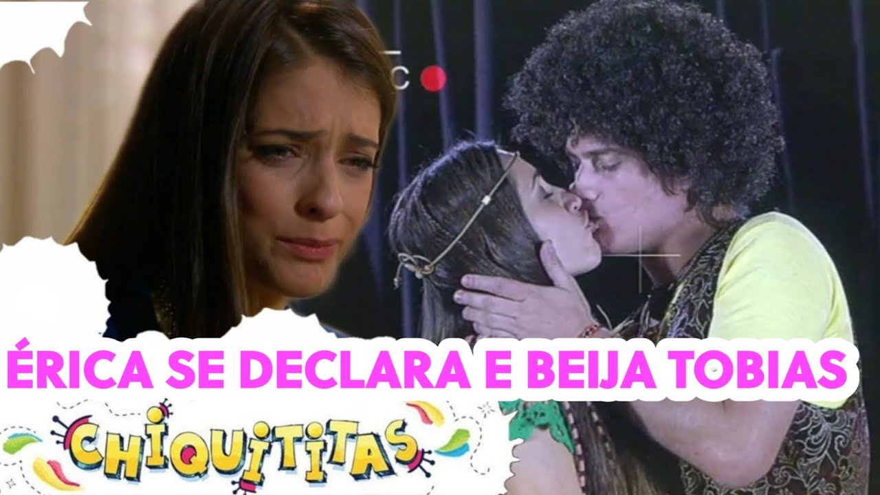 Érica se declara, Beija Tobias e manda vídeo para Maria Cecília | Chiquititas - YouTube