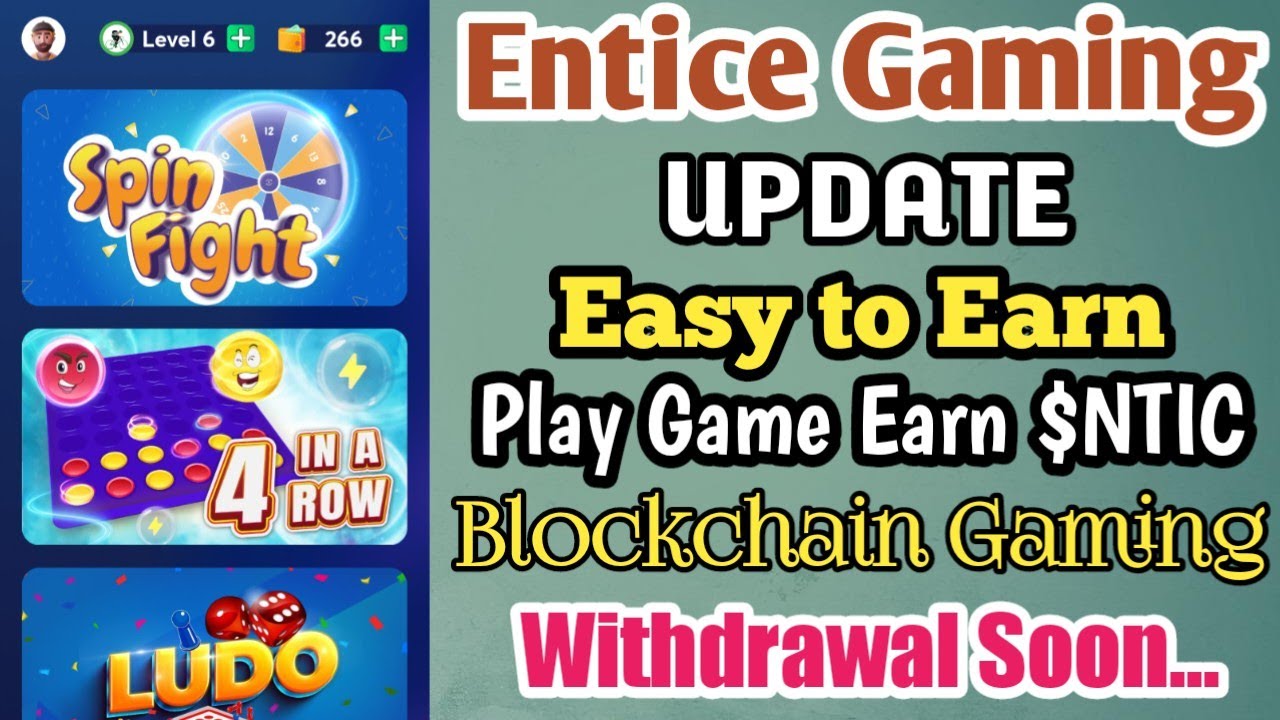 Entice Gaming App | game play and earn $NTIC crypto | tamil - YouTube