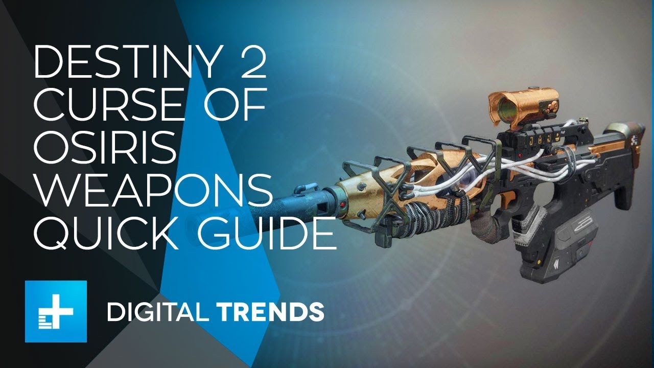 Destiny 2 Curse of Osiris Lost Prophecies Weapons - YouTube