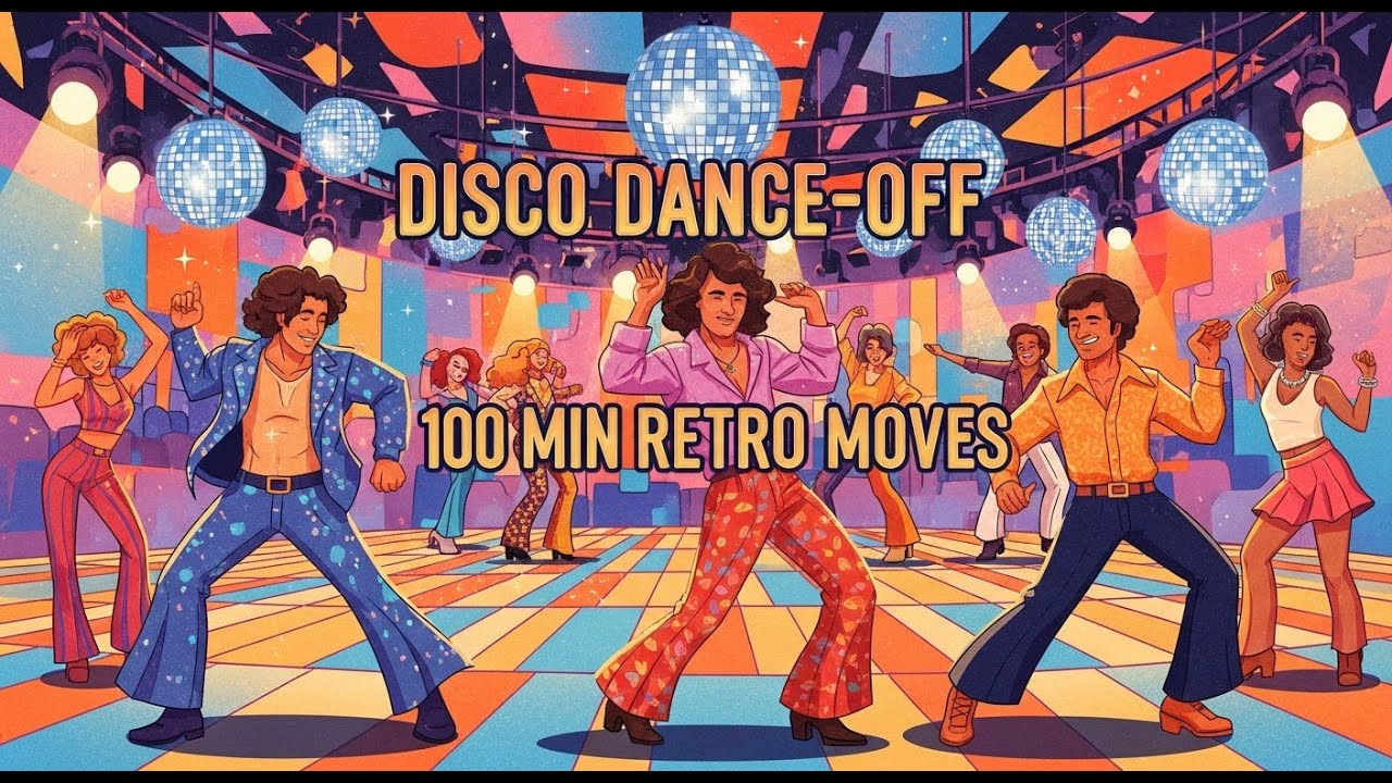 Disco Dance-Off 2025 | 100 Min Retro Moves & Groovy Vibes - YouTube
