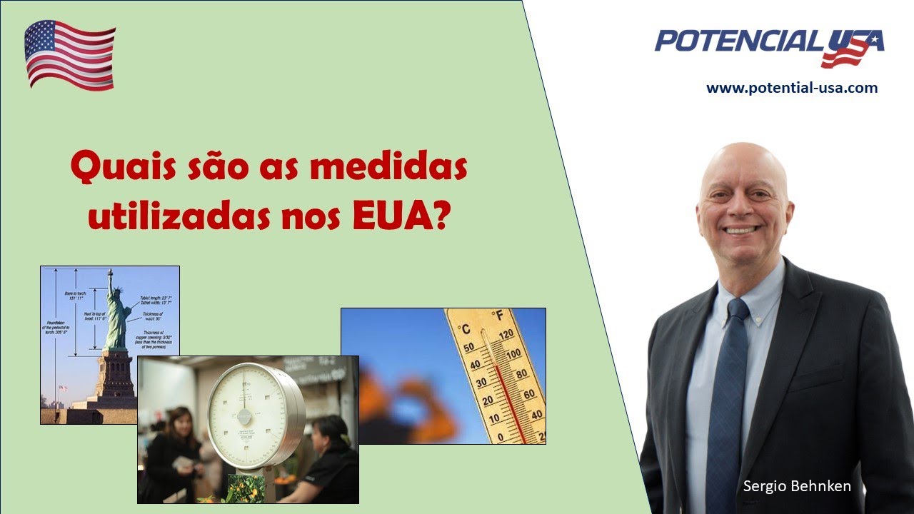 Como são as medidas usadas nos EUA. - YouTube
