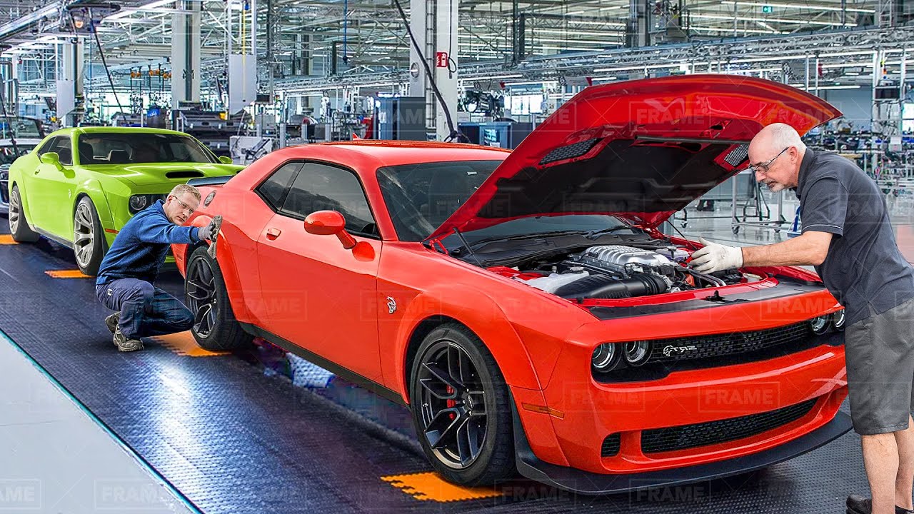 Inside Canada Iconic Factory Producing Powerful Dodge Challenger ...