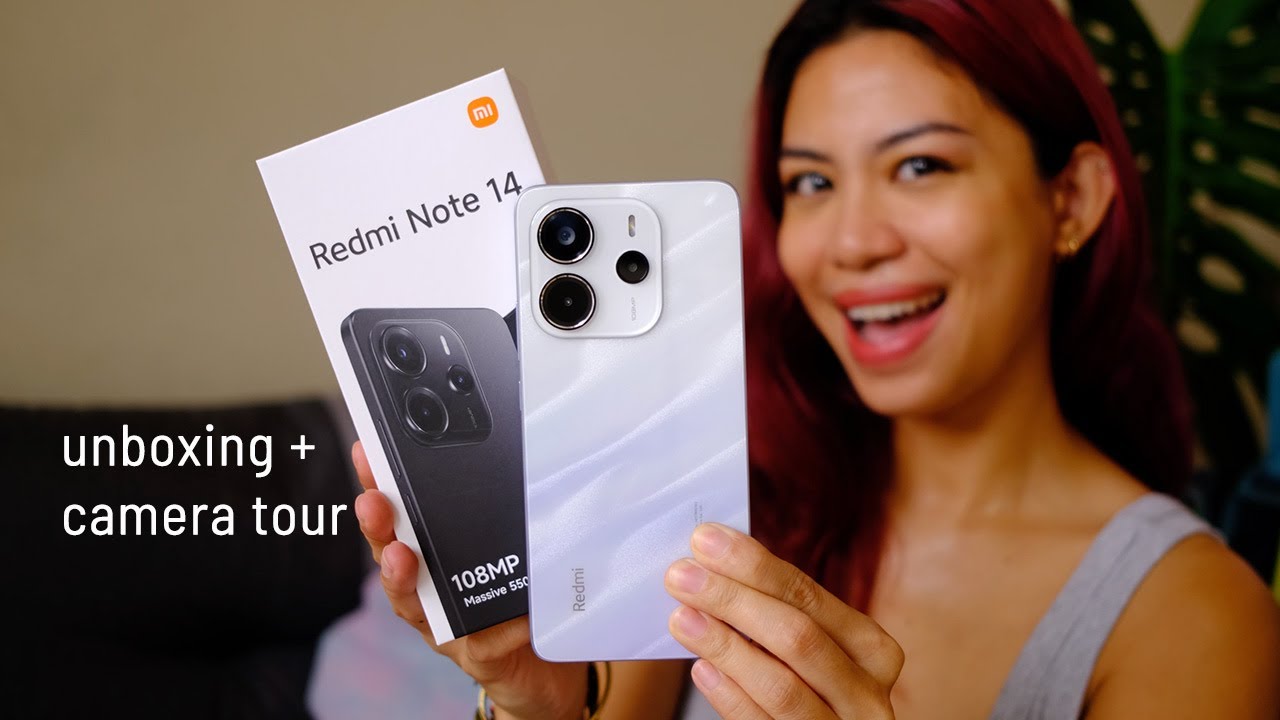 Xiaomi Redmi Note 14 unboxing + CAMERA TOUR - YouTube