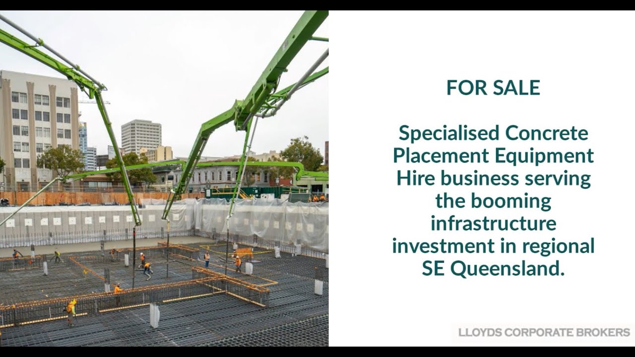 SPECIALISED CONCRETE PLACEMENT EQUIPMENT HIRE - YouTube